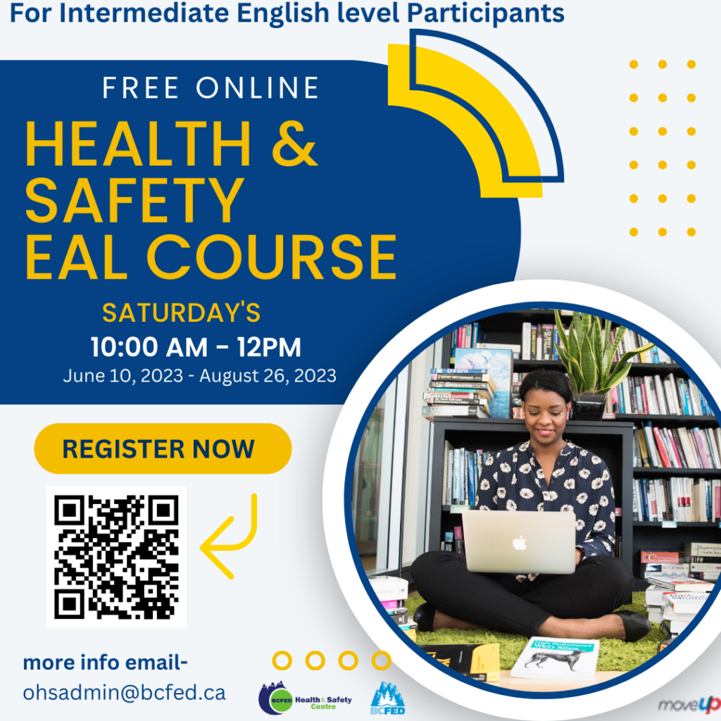 EAL 2023 Poster final JL - BCFED Health & Safety Centre